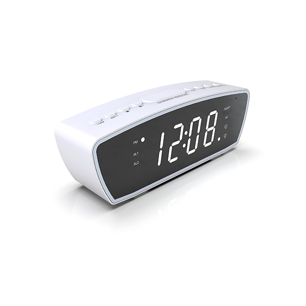 Clock Radio with White Noise & Led Colour 丨modern alarm clock radio